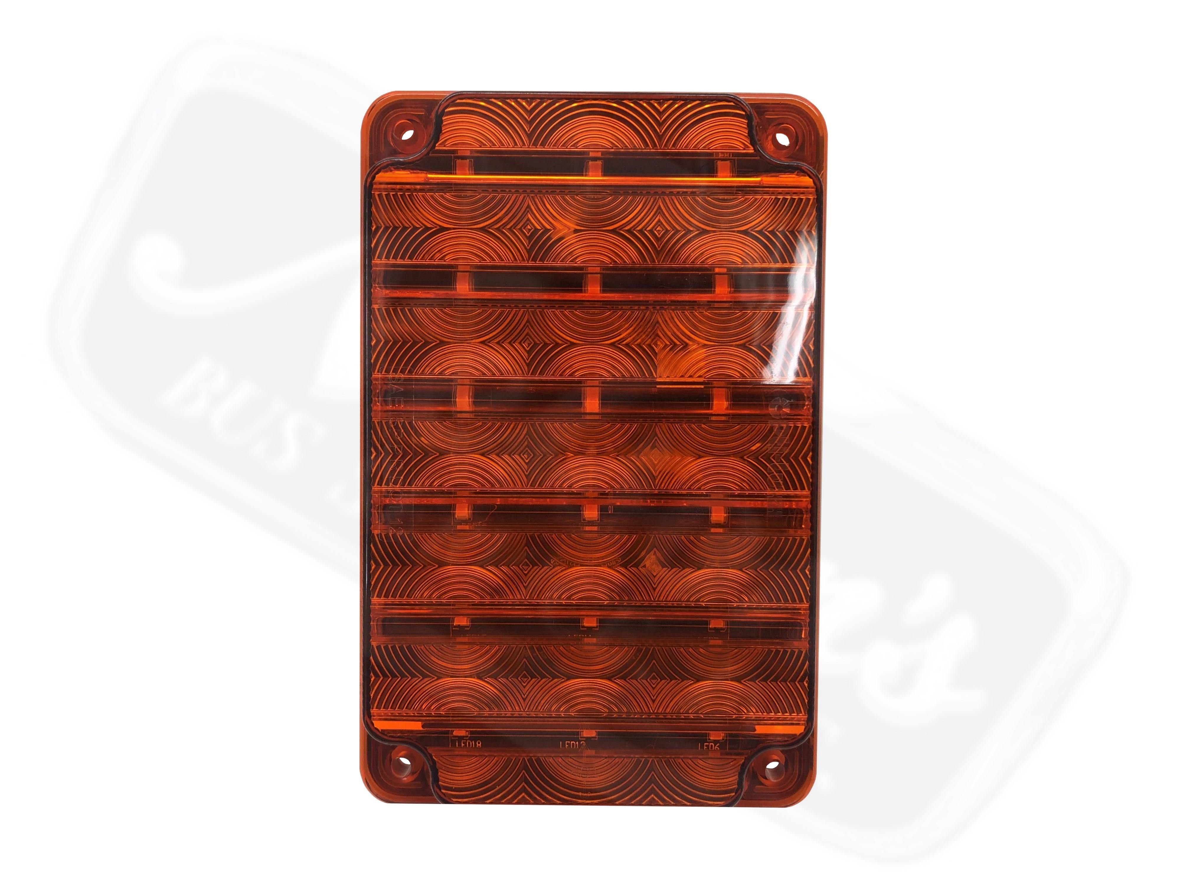 C2 RECTANGULAR PARK TURN AMBER
