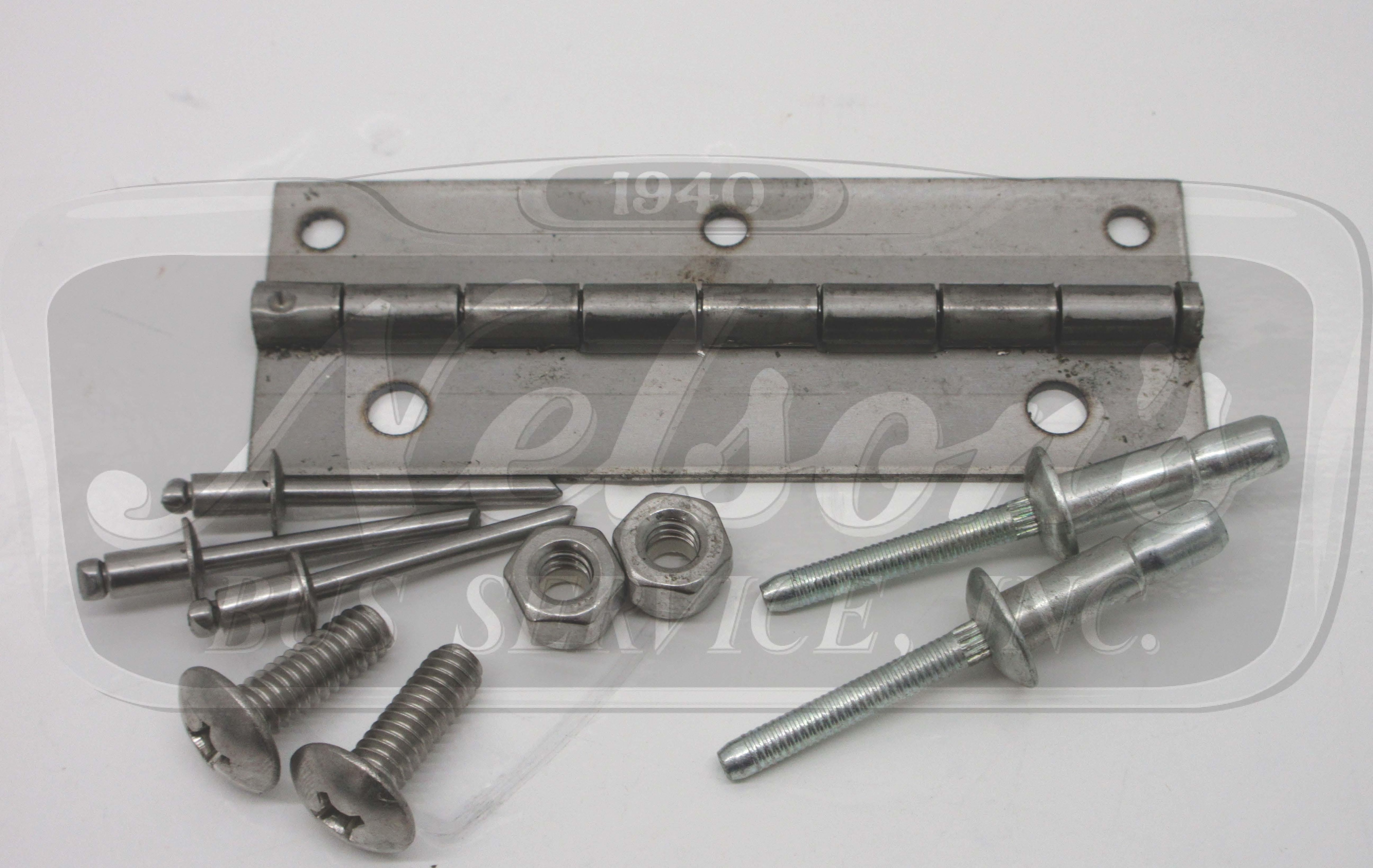 4" FUEL DOOR HINGE, SS, C2 and EFX DEF