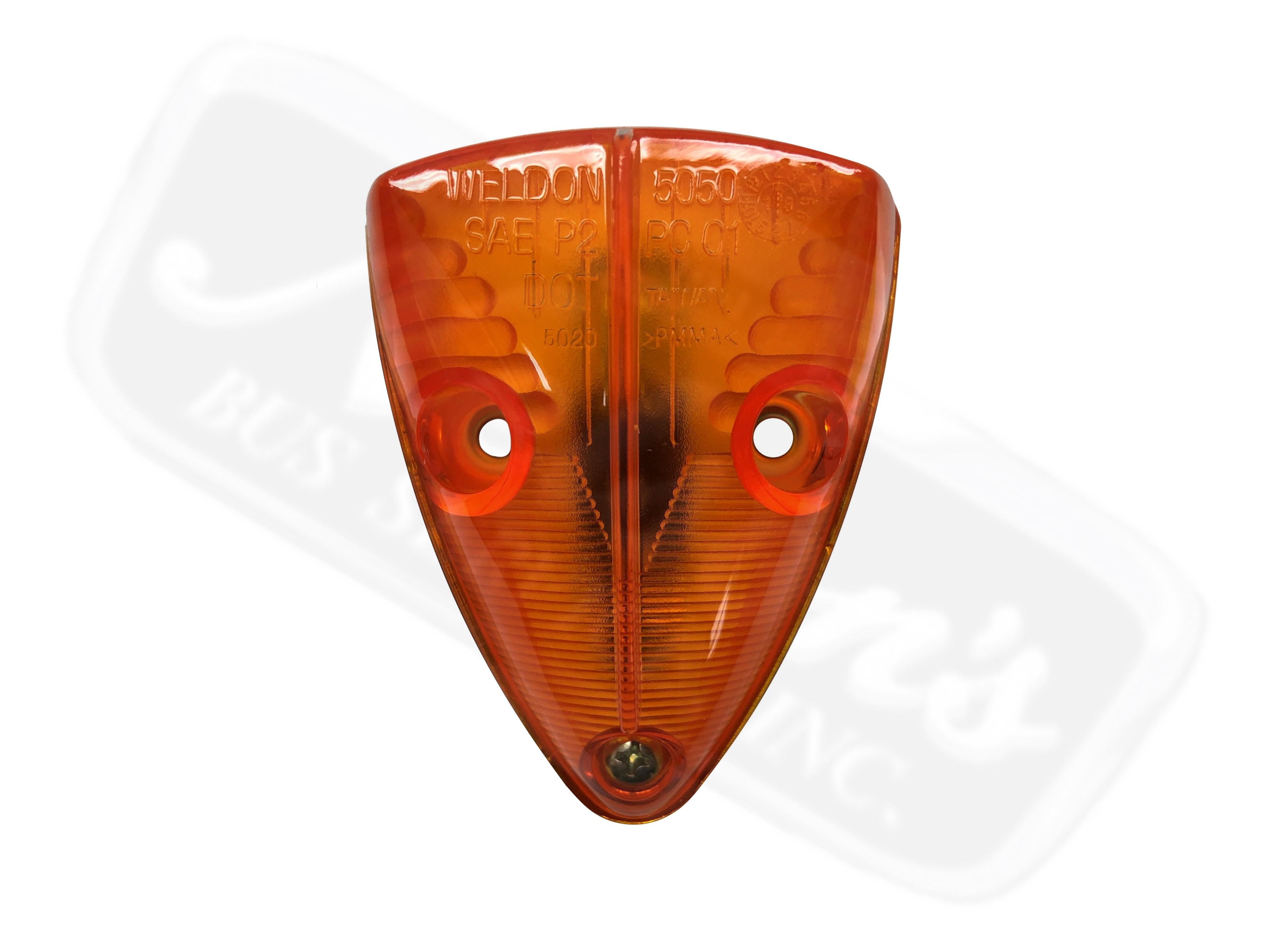AMBER MARKER LIGHT TRIANGULAR